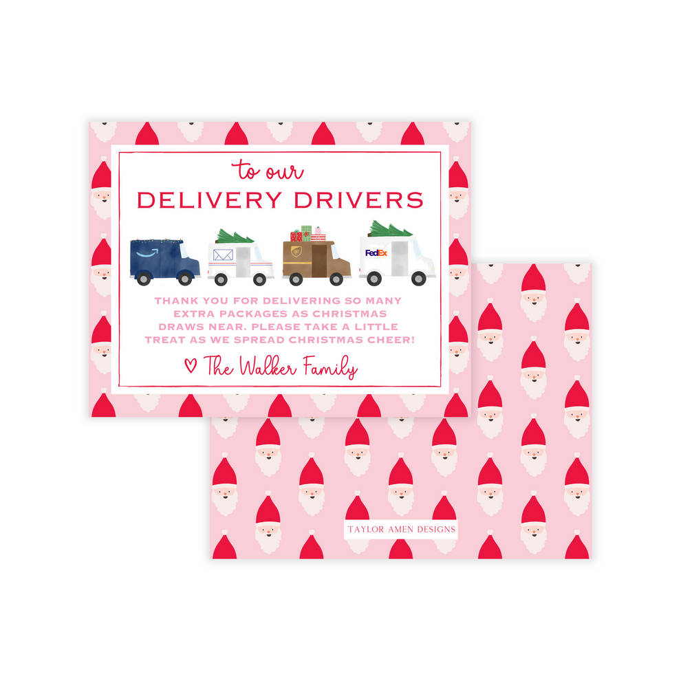 Santa Delivery Driver Sign – TaylorAmenDesigns