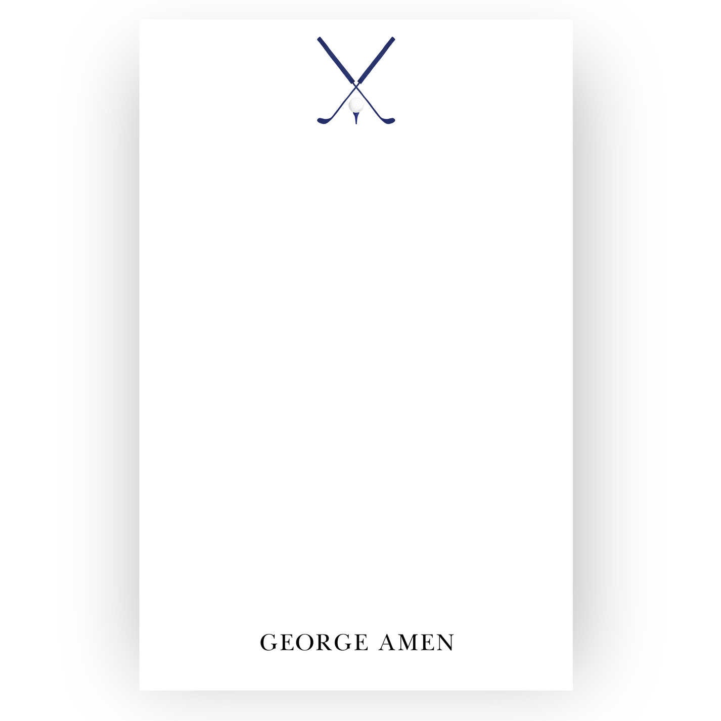 Golf Notepad – TaylorAmenDesigns